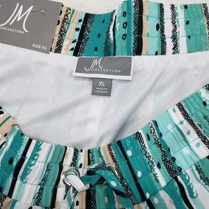 JM Collection | Pants & Jumpsuits | Jm Collection Wide Leg Drawstring ...